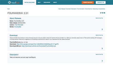 FourAndSix Vulnhub CTF Blog NoHackMe