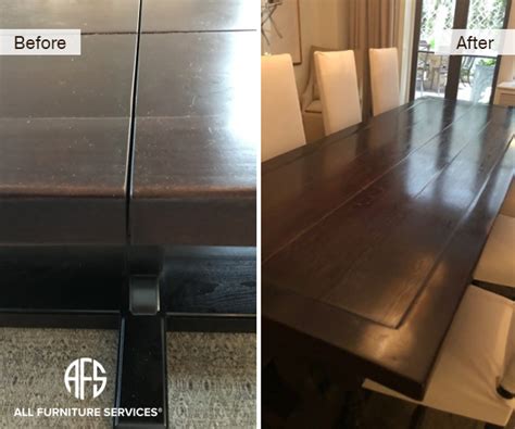 Dining Table Furniture Disassembly Assembly Back Cut In Half Turning To