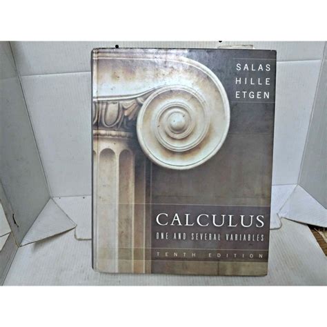 Calculus One And Several Variables 10 E By Salas Hille Etgen 蝦皮購物