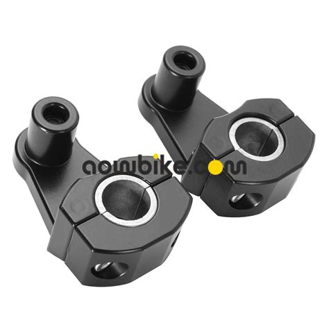 Aowbikes Universal Aluminium Handlebar Risers Black Indias No1