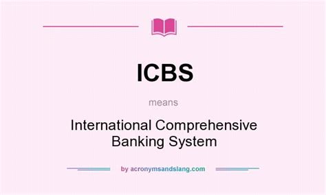 Icbs International Comprehensive Banking System In Undefined By