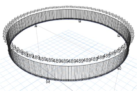 A Ring Beam Under Complete Uniformly Distributed Load Download Scientific Diagram