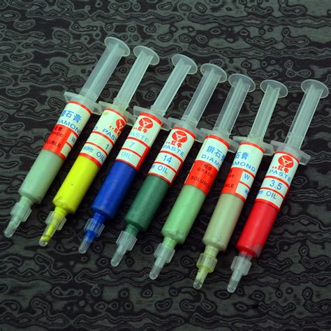Polishing Diamond Paste Lapping Compound Syringes Grinding Compound