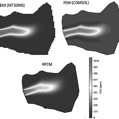 6 Concentration Contours For Tds After 10 Years Download Scientific