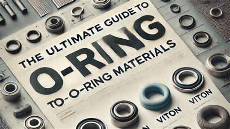The Ultimate Guide To O Ring Materials