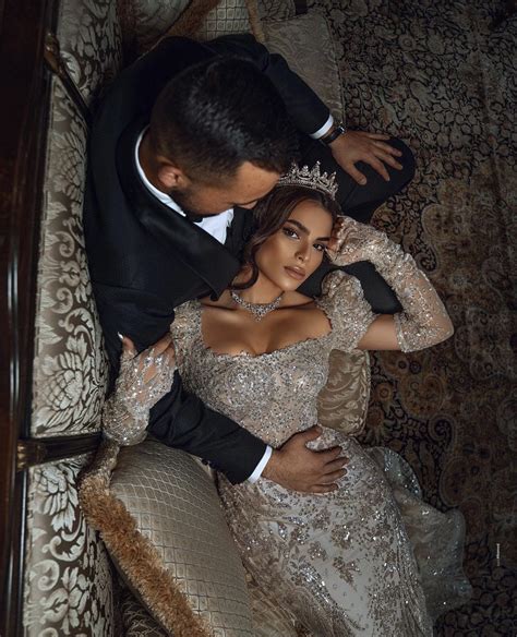 Truly Spectacular Groom And Bride Sparkle Ensemble Slaylebrity