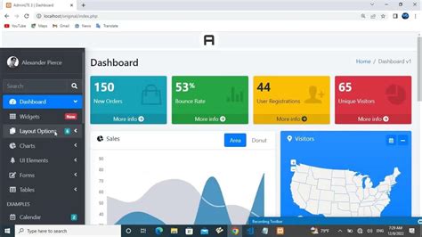Editing Admin Lte Dashboard Youtube
