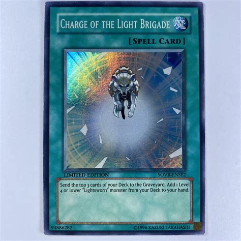 Charge Of The Light Brigade Carta Yugi Sovr Ense2 Super R