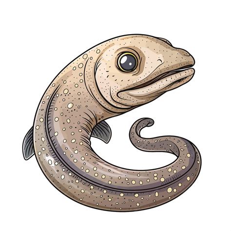Premium Vector Lamprey Vector Cute