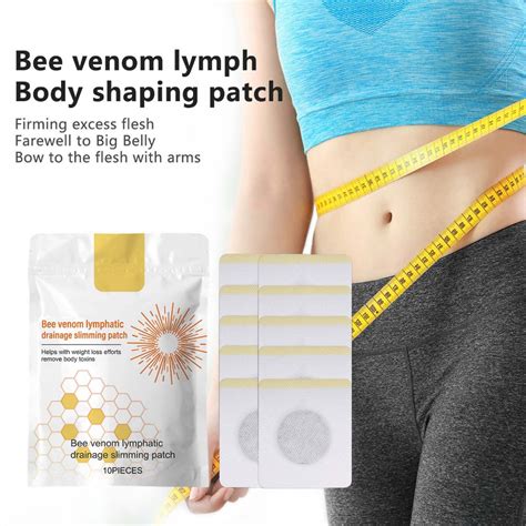 10 Pack Belly Button Detox Slimming Patch Bee Venom Slimming Patch Rapid Weight Loss Sticker Fat