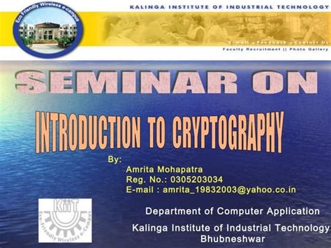 Cryptography Ppt Free Download Pptx Information And Network