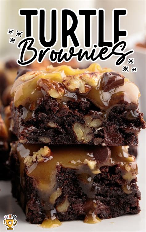 Turtle Brownies Dessert The Best Blog Recipes