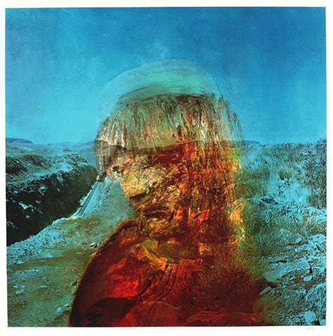 Sir Sidney Nolan ‘landscape Miner And Train 1973 Sidney Nolan