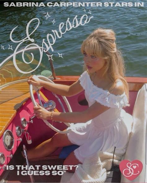 𝔼𝕤𝕡𝕣𝕖𝕤𝕤𝕠 𝕡𝕠𝕤𝕥𝕖𝕣 ☕ Sabrina Carpenter Sabrina Cute Poster