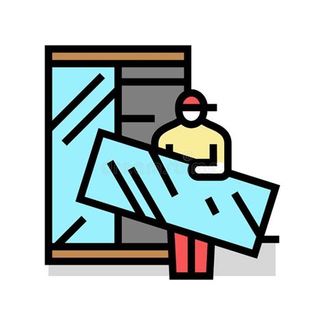 Furniture Assemblers Color Icon Vector Illustration Stock Vector