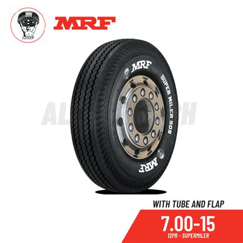 Mrf Tire 7 00 15 12pr Rib Supermiler Made In India W Free Interior