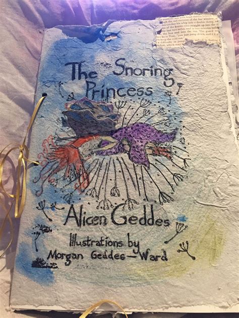 The Snoring Princess Handmade ‘art Folio Limited Edition Series Only 25 Ever To Be Made