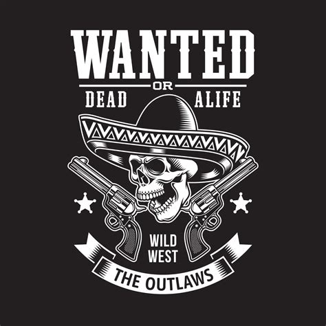 Mexican Skull With Sombrero And Guns 2392888 Vector Art At Vecteezy