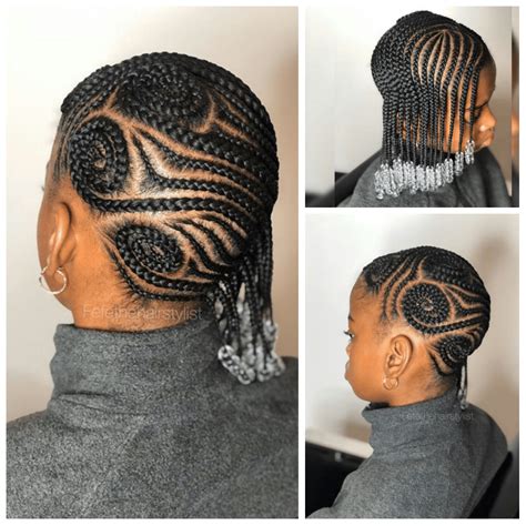 Clipkulture Lovely Candy Side Braids With Beads For Girls