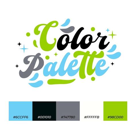 Premium Vector Bright Stylish Palette Trendy Colors Palette Cozy