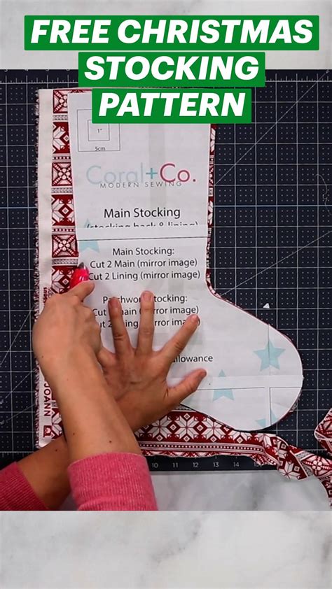 Free Christmas Stocking Pattern Artofit
