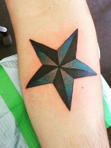 6 Point Star Tattoos
