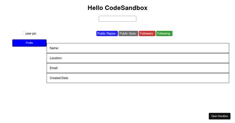 React Training Github Userapi Codesandbox React Training Github Userapi Codesandbox