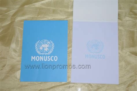 United Nation Monusco Logo Printing A4 Size Sticky Note Memo Pad