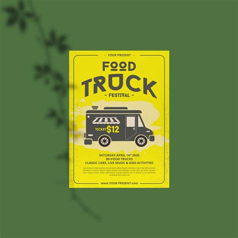 Food Truck Poster Design Behance