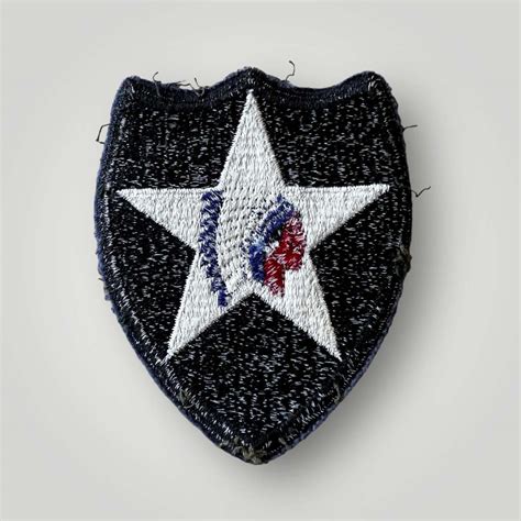 Us Ww2 2nd Infantry Division Shoulder Patch I Militaria Insignia
