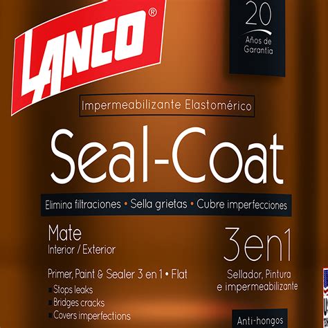 Comprar Impermeabilizante Seal Coat Lanco Color Blanco Mate Galón