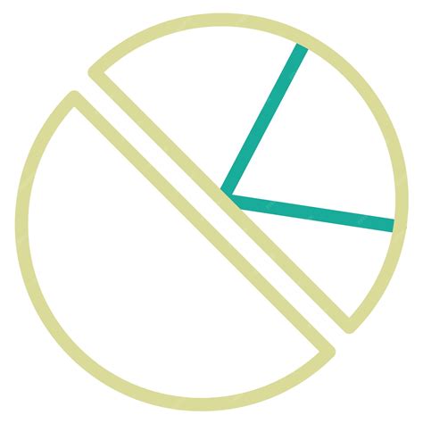 Premium Vector Half Pie Chart Vector Icon Illustration Of