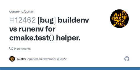 [bug] buildenv vs runenv for cmake test helper · issue 12462