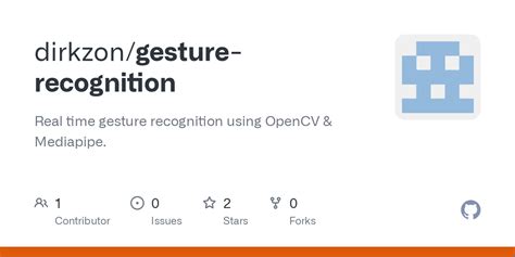 Github Dirkzon Gesture Recognition Real Time Gesture Recognition Using Opencv Mediapipe