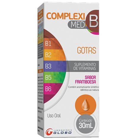 Encontre O Menor Preço De Compleximed B Complexo B Gotas Framboesa 30ml