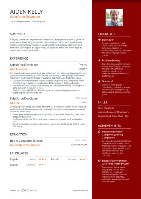 3 Salesforce Cv Examples For 2023