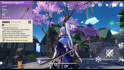 Cara Mendapatkan Inazuma Sword Blueprint Genshin Impact Youtube