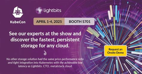 Kubecon Cloudnativecon Kubernetes Lightbits Kubeconeu… Lightbits Labs