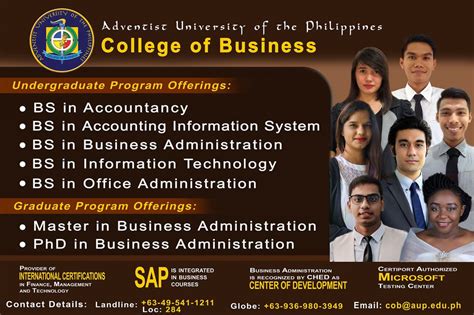 College Of Business Adventist University Of The Philippines