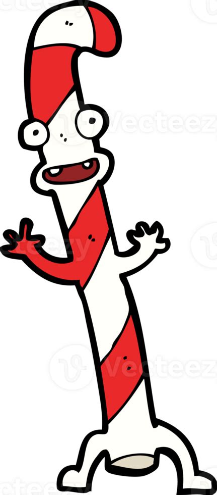 Cartoon Dancing Christmas Candy Cane 40289501 Png