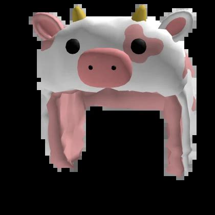 Pink Cow Ushanka Roblox Item Rolimons