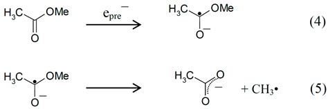 Presolvated Electron Reactions With Methyl Acetoacetate Electron