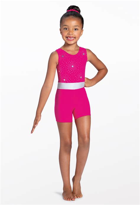 Ty Howard Girls Gymnastics Leotards Long Sleeve Scoop Neck Dance