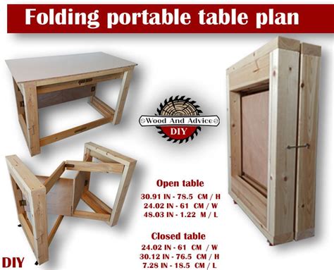 Folding Table Base Planfolding Craft Table Base Plancompact Table