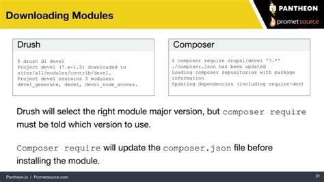 Composer Tools And Frameworks For Drupal PPT