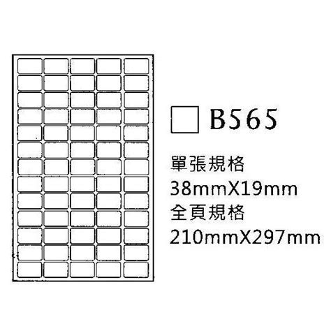 5 13 A4貼紙 型號 B565 3 8 1 9cm A4 噴墨貼紙 貼籤貼紙 含稅 蝦皮購物