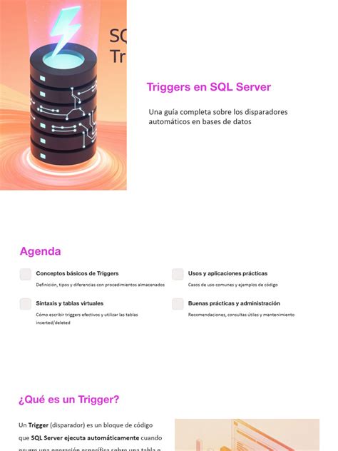Triggers En Sql Server Pdf Servidor Sql De Microsoft Programación