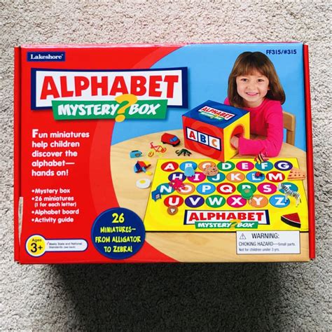 Alphabet Mystery Box Lakeshore Learning Hobbies And Toys Toys And Games