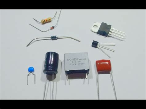 Electronic Components Identification Chart