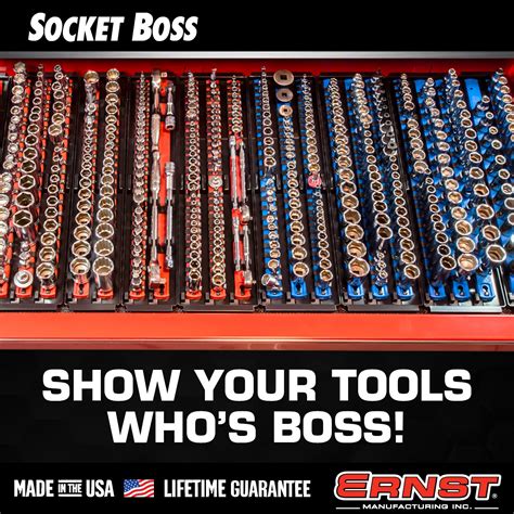 Ernst Manufacturing 18 Inch Socket Boss Premium 3 Rail